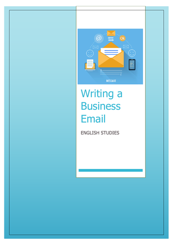 Writing a Business Email | Teaching Resources
