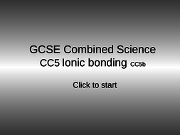 GCSE Combined Science Chemistry Ionic Bonding Multiple Choice Questions | Teaching Resources