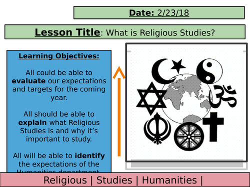 KS3 RS World Religions Introduction | Teaching Resources