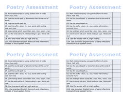 Poetry Assessment Tool and Checklist for children | Teaching Resources