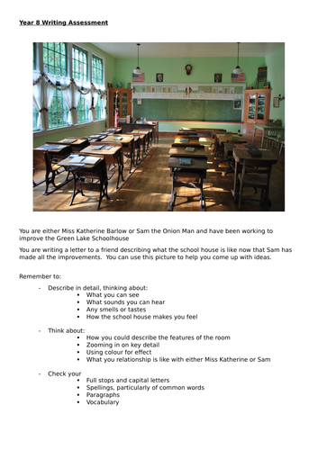 LA Year 8 Writing Assessments | Teaching Resources