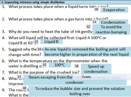Edexcel 9-1 Combined HIGHER Chemistry CORE PRACTICAL Revision LESSONS ...