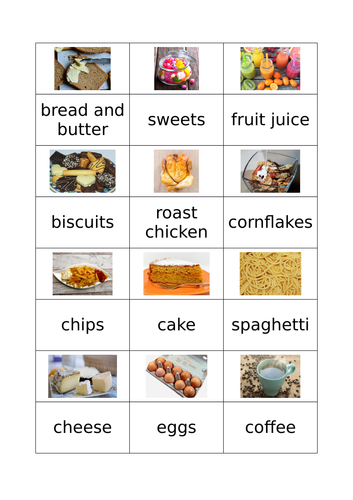 ESL Food and Drink in English | Teaching Resources