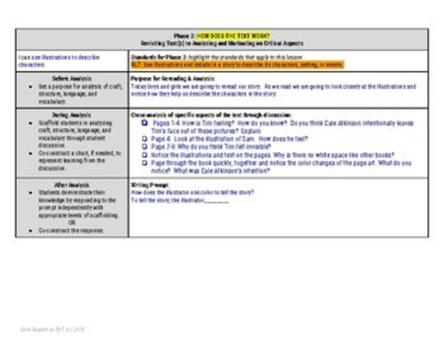 To The Sea by Cale Atkinson 4-5 Day Lesson Plan | Teaching Resources