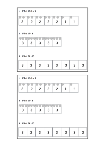 Finding fractions of amounts - misconceptions | Teaching Resources Finding fractions of amounts - misconceptions | Teaching Resources