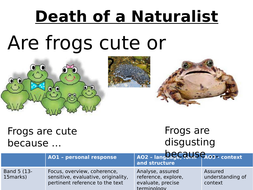 Death of a Naturalist for Eduqas 9-1 Introductory lesson and ...