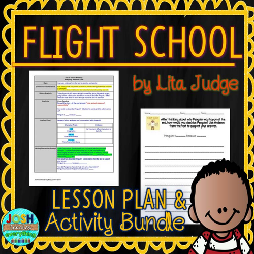 Flight School by Lita Judge Lesson Plan and Activities | Teaching Resources