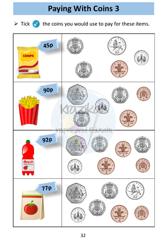 Money Year 3 Workbook - White Rose Maths | Teaching Resources