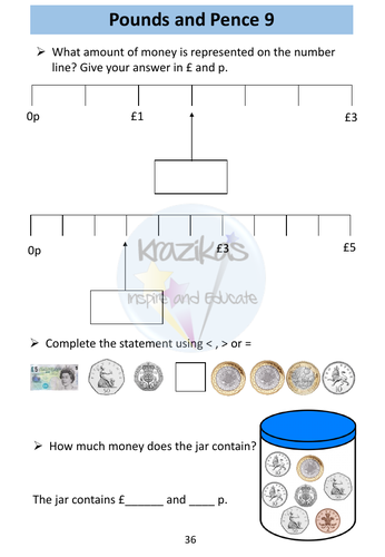 Money Year 3 Workbook - White Rose Maths | Teaching Resources