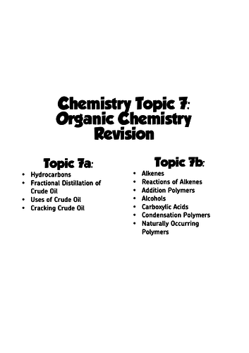 AQA GCSE Chemistry - Revision Sheets | Teaching Resources AQA GCSE Chemistry - Revision Sheets | Teaching Resources