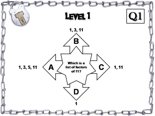 Factors and Multiples Escape Room | Teaching Resources