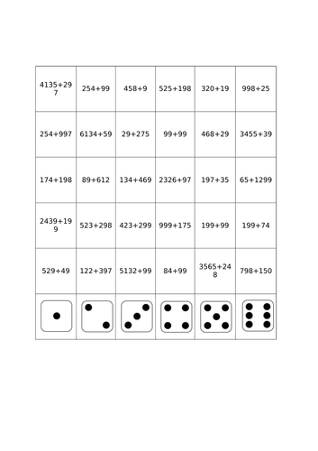 Roll and Solve - Adding multiples of 10/100 and adjusting | Teaching ...