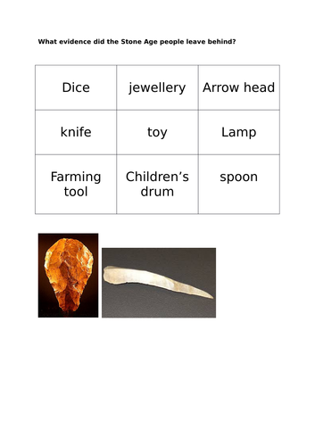 y3 stone age resources | Teaching Resources