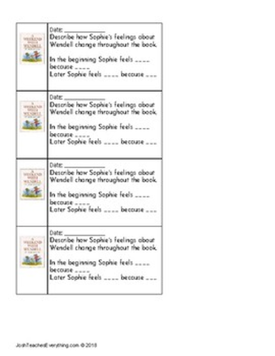 Weekend With Wendell by Kevin Henkes Lesson Plan and Activities ...