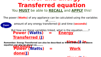 PHYSICS EQUATIONS BOOKLET and REVISION LESSON STARTERS | Teaching Resources