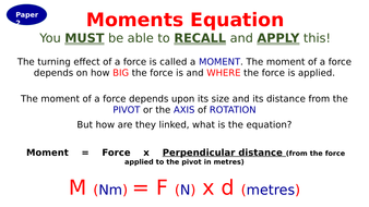 PHYSICS EQUATIONS BOOKLET and REVISION LESSON STARTERS | Teaching Resources