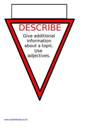 Command word display | Teaching Resources