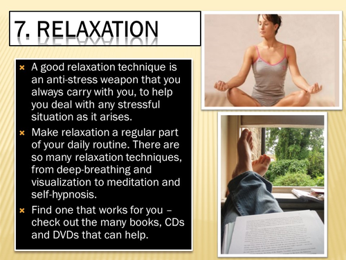 How to cope with exam stress? | Teaching Resources