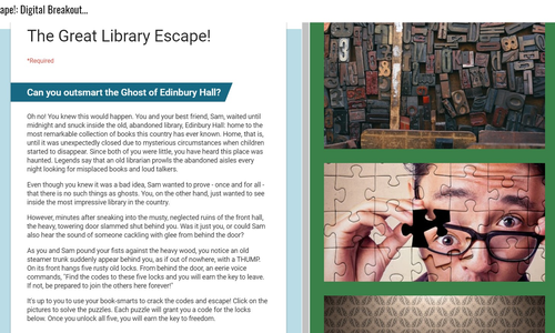 The Great Library Escape! Digital Breakout Room | Teaching Resources