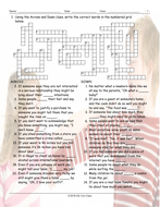 Cheaters-Dishonesty Crossword Puzzle | Teaching Resources