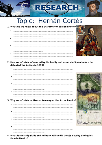 Research - Hernán Cortés | Teaching Resources