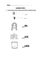 Learning and Writing Letter G for Year 1 Students | Teaching Resources