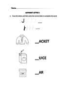 Learning and Writing Letter J for Year 1 Students | Teaching Resources