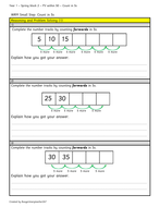 Year 1 Counting in 5s | Teaching Resources