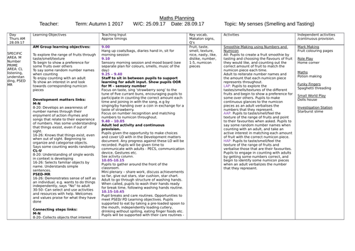 Maths Lesson Plans SEN Early Years | Teaching Resources