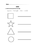 Shapes for Year 1 Students | Teaching Resources