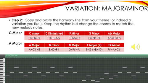 GCSE Composition Coursework Student Guide: Theme and Variation ...