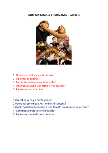 GCSE FRENCH SPEAKING SKILLS EXAMPLAR TASKS | Teaching Resources