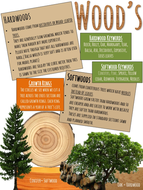 Design and Technology Woods resource sheet | Teaching Resources