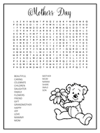 Mothers Day Word Search | Teaching Resources