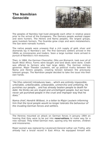 Genocide | Teaching Resources