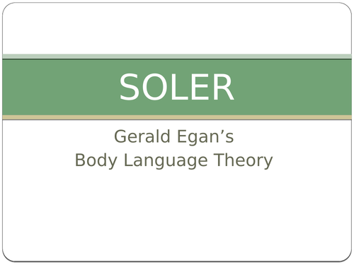 Communication Theories resources; Gerald Egan SOLER, Micheal Argyl ...
