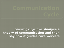 Communication Theories resources; Gerald Egan SOLER, Micheal Argyl ...