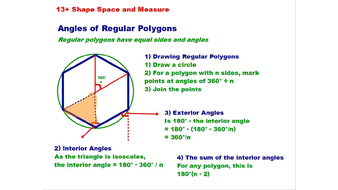 Angles of Regular Polygons | Teaching Resources