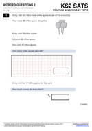 KS2 Maths (Worded Questions) | Teaching Resources