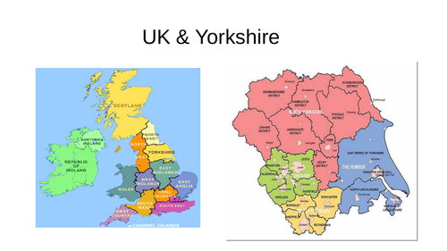 Geography - All about Yorkshire (Compare with other European location ...