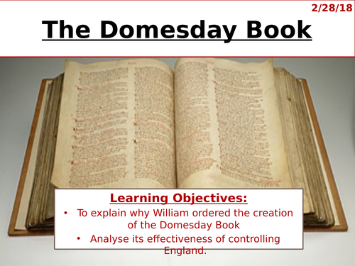 Domesday Book | Teaching Resources