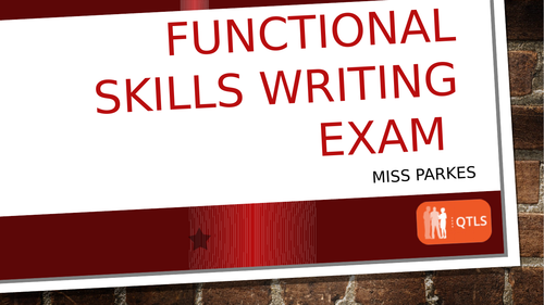 How to pass English Functional Skills Writing Exam | Teaching Resources