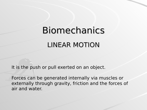 Linear Motion - AQA A Level PE (New Spec 7582) | Teaching Resources Linear Motion - AQA A Level PE (New Spec 7582) | Teaching Resources