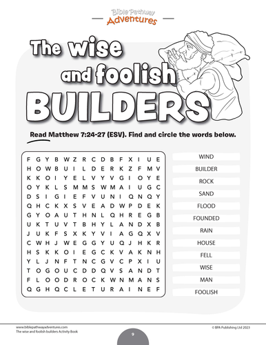 Bible Parable: The Wise & Foolish Builders | Teaching Resources Bible Parable: The Wise & Foolish Builders | Teaching Resources