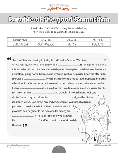 Bible Parable: The Good Samaritan | Teaching Resources