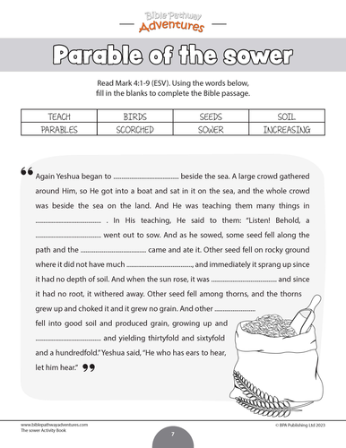 Bible Parable: The Sower | Teaching Resources