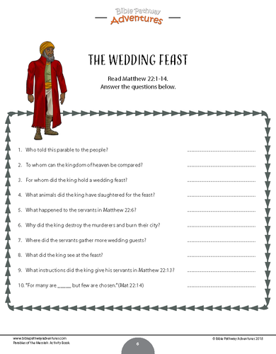 Bible Parable: The Wedding Feast | Teaching Resources