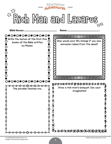 Bible Parable: The Rich Man and Lazarus | Teaching Resources