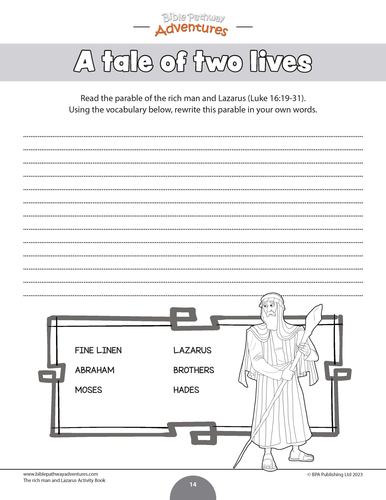Bible Parable: The Rich Man and Lazarus | Teaching Resources