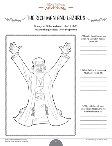 Bible Parable: The Rich Man and Lazarus | Teaching Resources